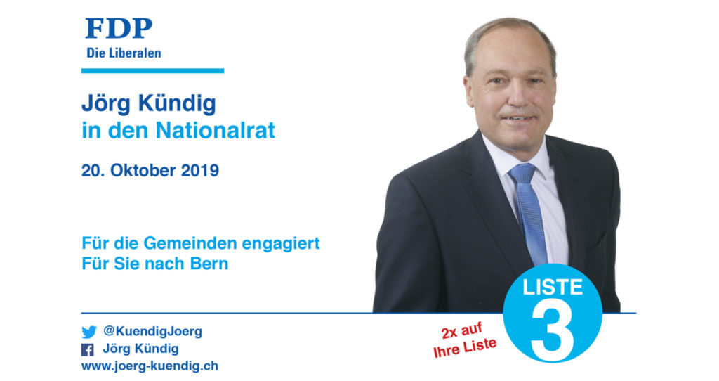 Jörg Kündig in den Nationalrat | Jörg Kuendig